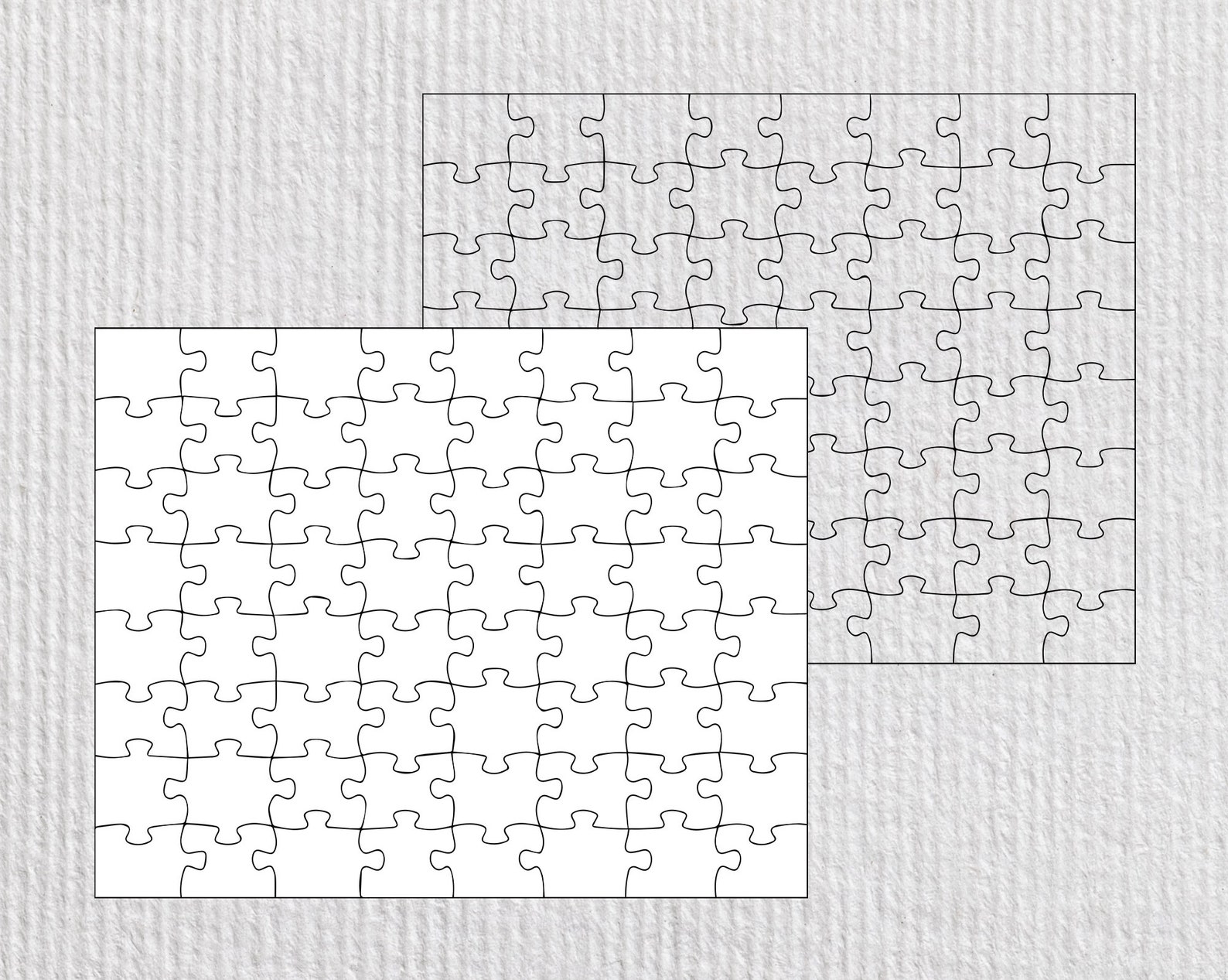 Puzzle Template Svg, Puzzle Svg, Puzzle Stencil Cut File, Puzzle Pieces ...