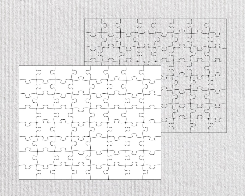Puzzle Template Svg, Puzzle Svg, Puzzle Stencil Cut File, Puzzle Pieces ...