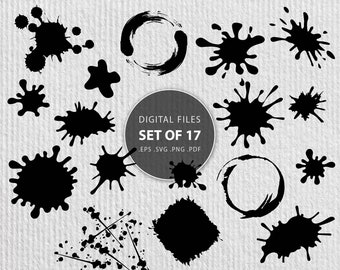 Blotting svg - Etsy Nederland