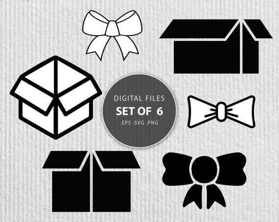 Boxes Set Svg Packaging Bundle Container Surprise Gift in - Etsy
