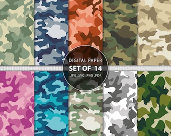 Digital Camo Stencil - Etsy