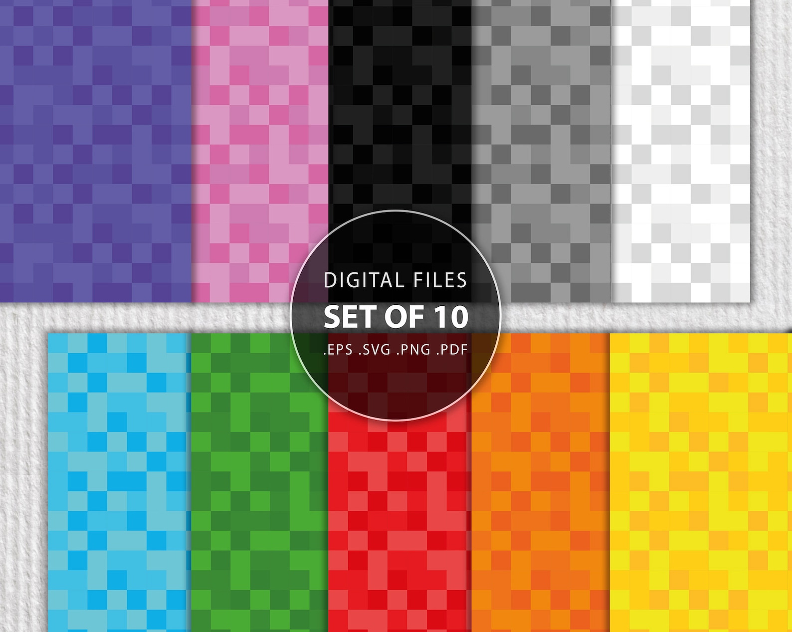 Pixel Svg, Pixel Pattern Bundle, Pixel Digital Paper Texture Papers ...