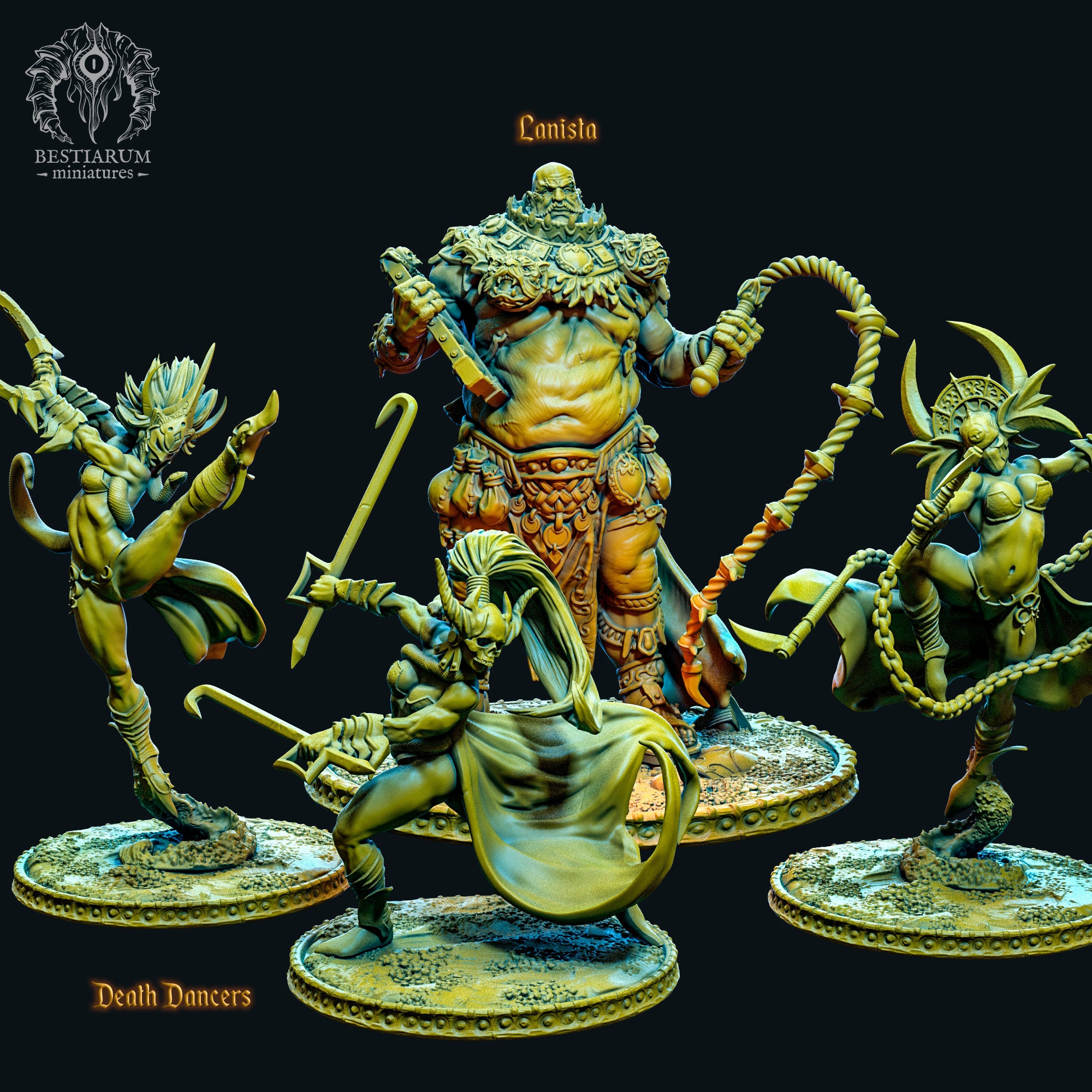 Gladiators July Release Bestiarum Miniatures Wargaming D&D | Etsy