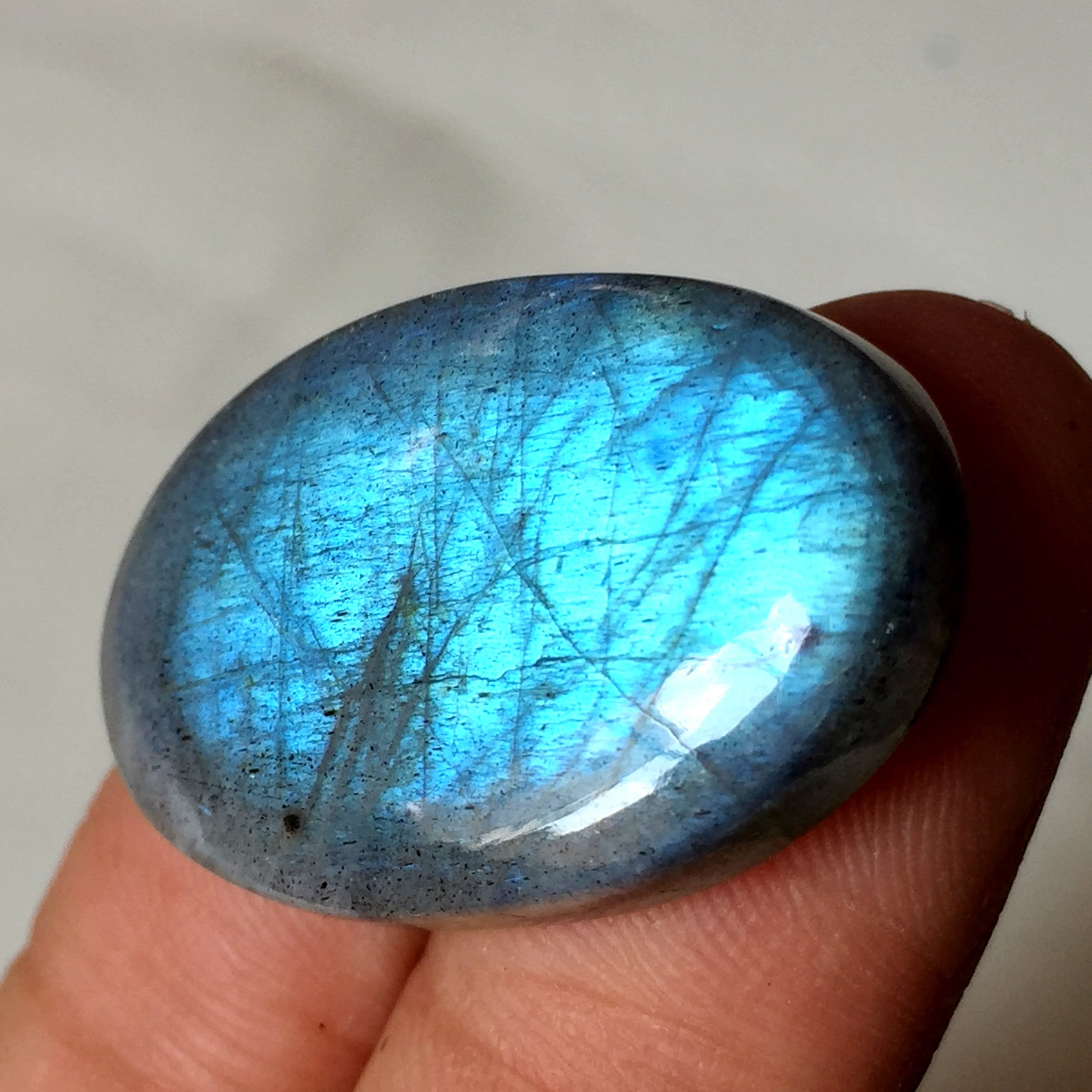 Natural Labradorite Blue Labradorite Cabochon Gemstone | Etsy