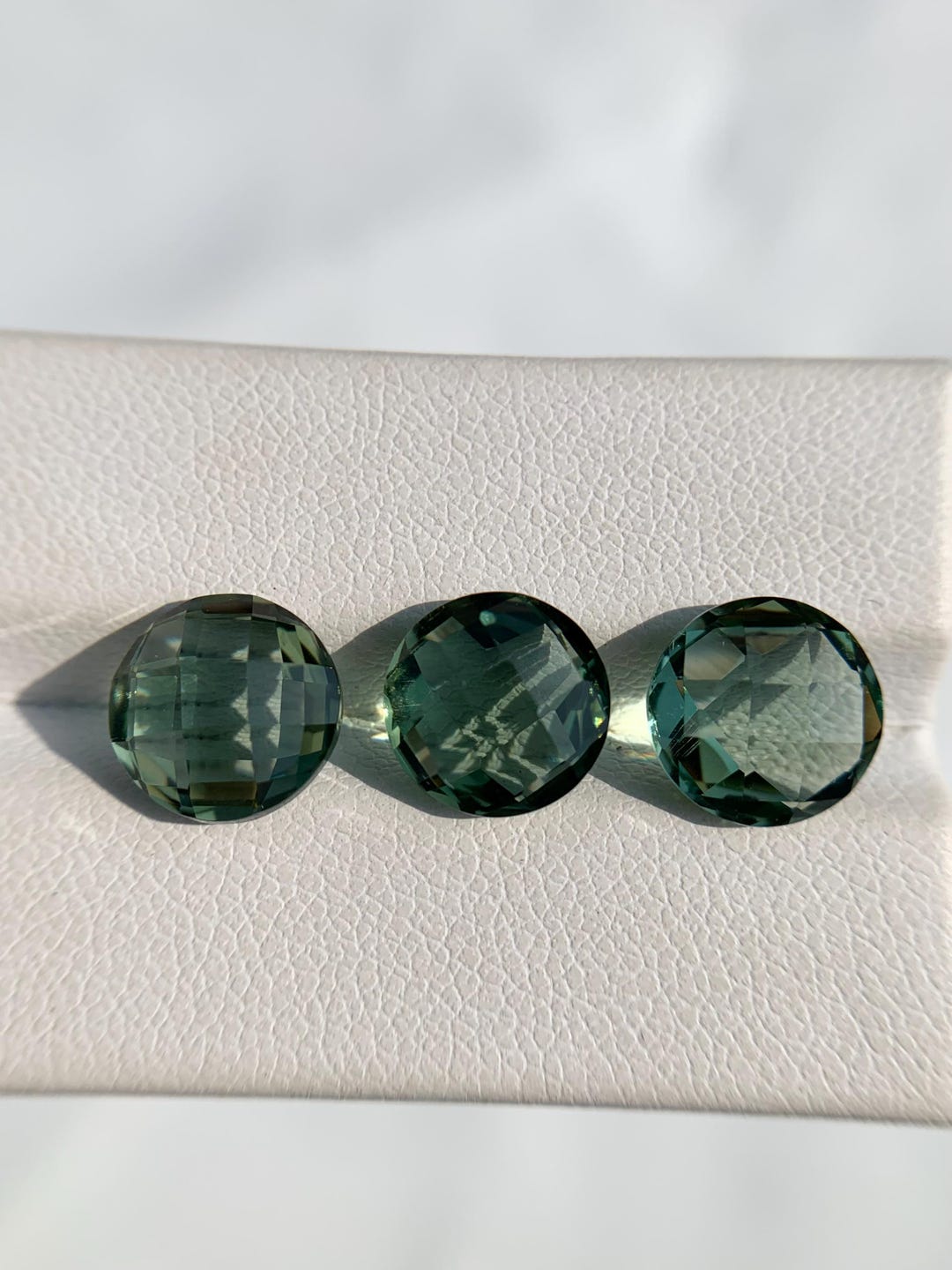 Green Hydro Spinal Gemstone, 9mm Round Briolette, Jewelry Making (3 ...