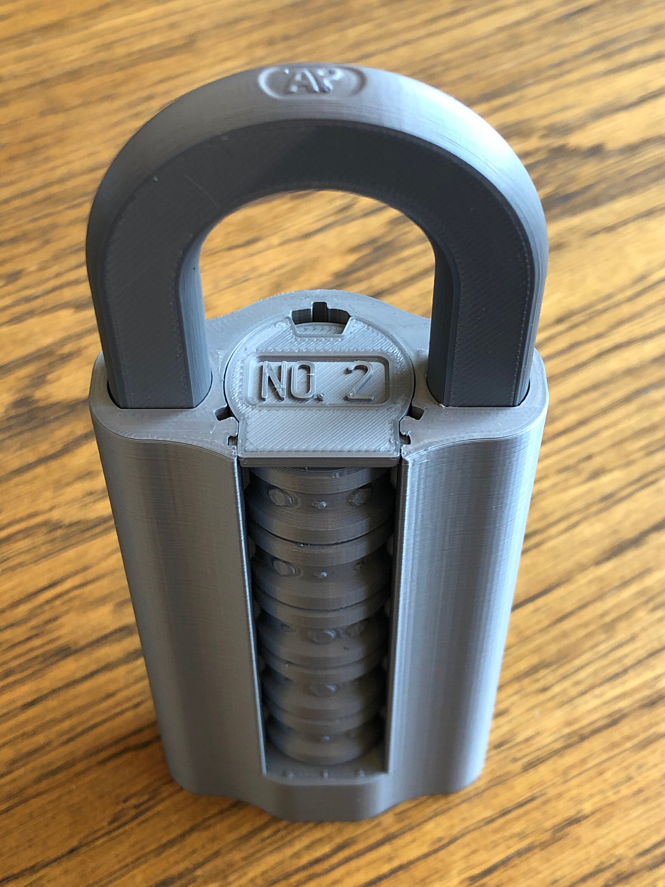 Padlock Puzzle No.2 // Lock & Key 3D Printing Digital STL File - Etsy ...