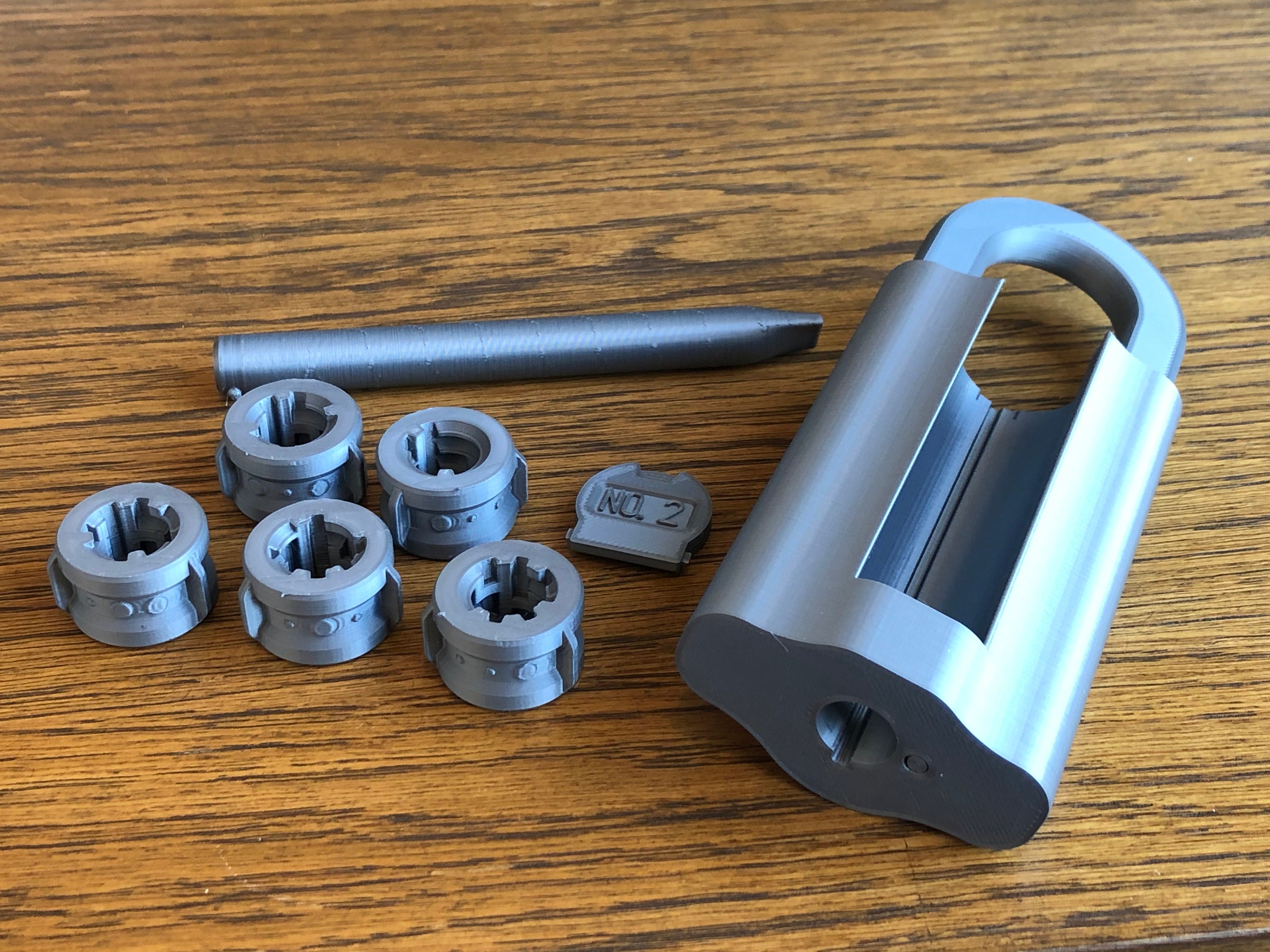 Padlock Puzzle No.2 // Lock & Key 3D Printing Digital STL File - Etsy