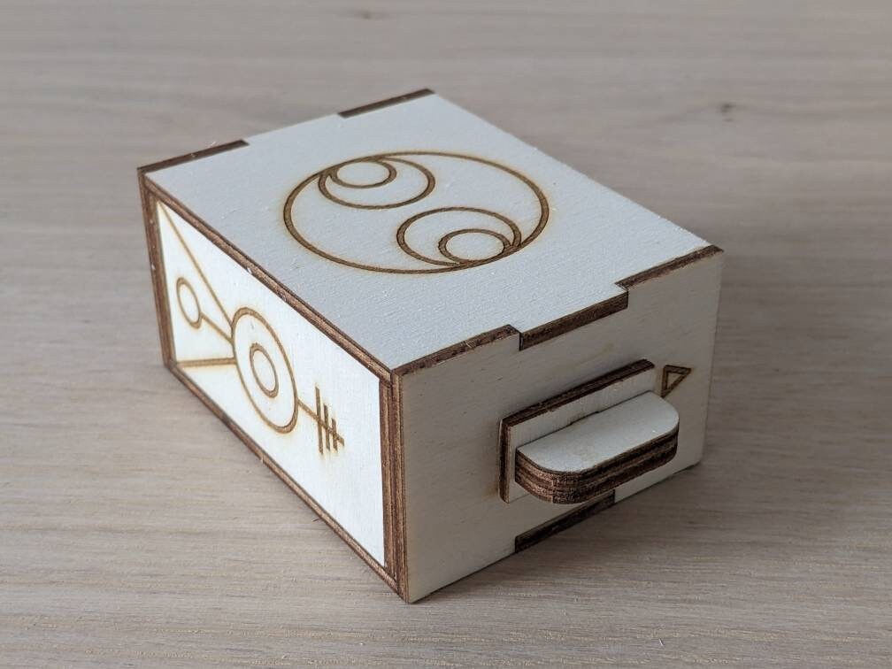Puzzle Box - Hidden Draw - Magnetic Lock - Design Files - Etsy