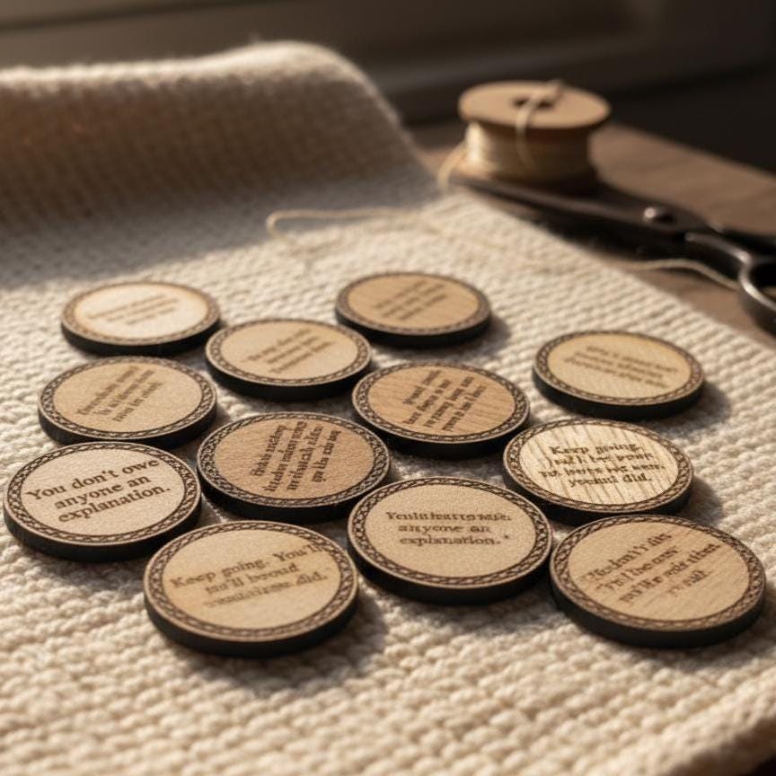 Positive Affirmation Tokens | 38 Unique Coins | Motivational Pocket ...