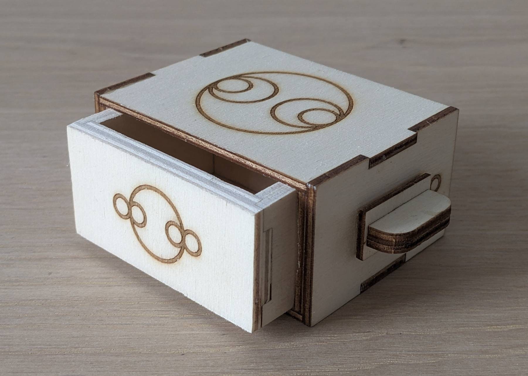 Puzzle Box - Hidden Draw - Magnetic Lock - Design Files - Etsy