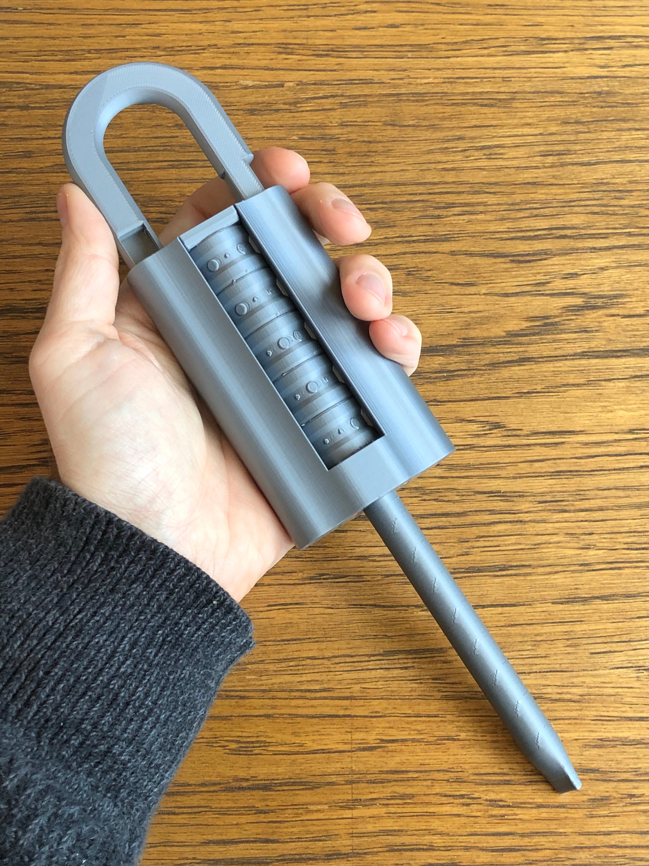 Padlock Puzzle No.2 // Lock & Key 3D Printing Digital STL File - Etsy