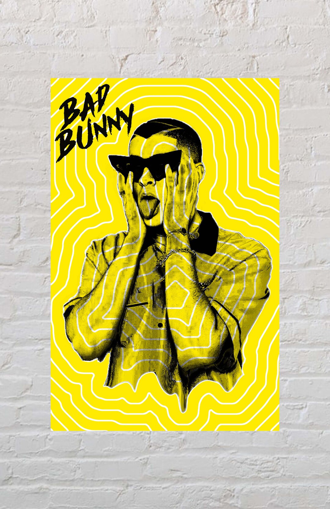 Bad Bunny Poster Wall Decor Album Fan Art Merch Un Verano Sin Ti College Dorm Room Bedroom Decor