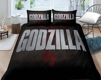 Godzilla Bed Cover - Etsy