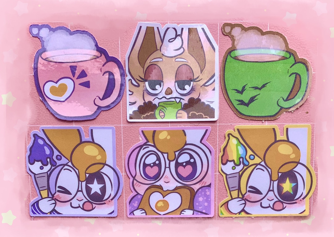 0egg0shelly0's Twitch Emote Stickers - Etsy