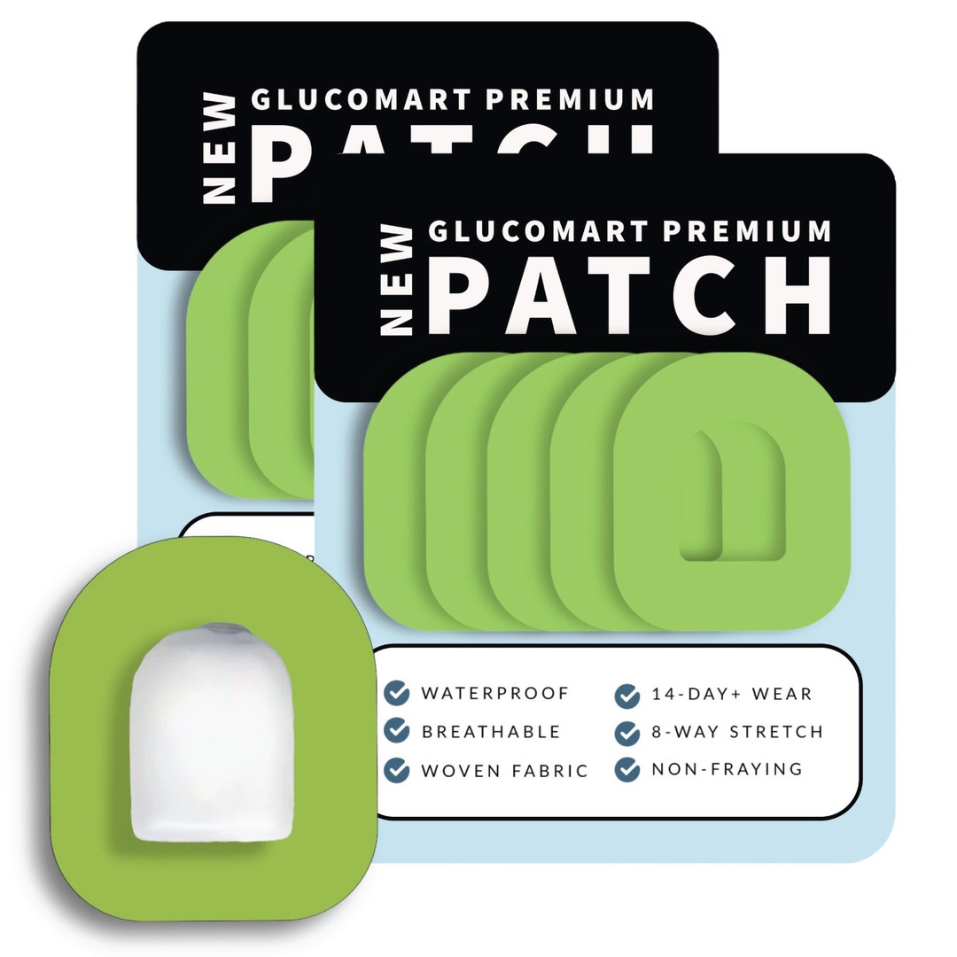 Omnipod Adhesive Patches (10 Count) – Maximum Strength CGM Patches, Waterproof Omnipod Overpatch ...