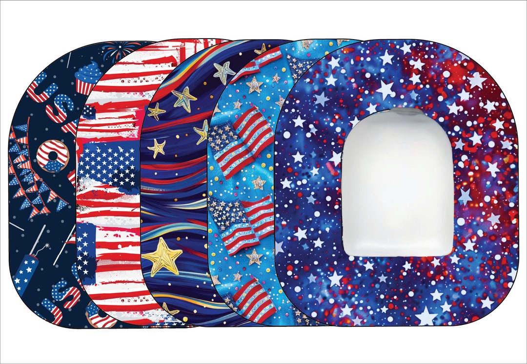 Glucomart Adhesive Patches for Omnipod (5 Count) – Maximum Strength ...