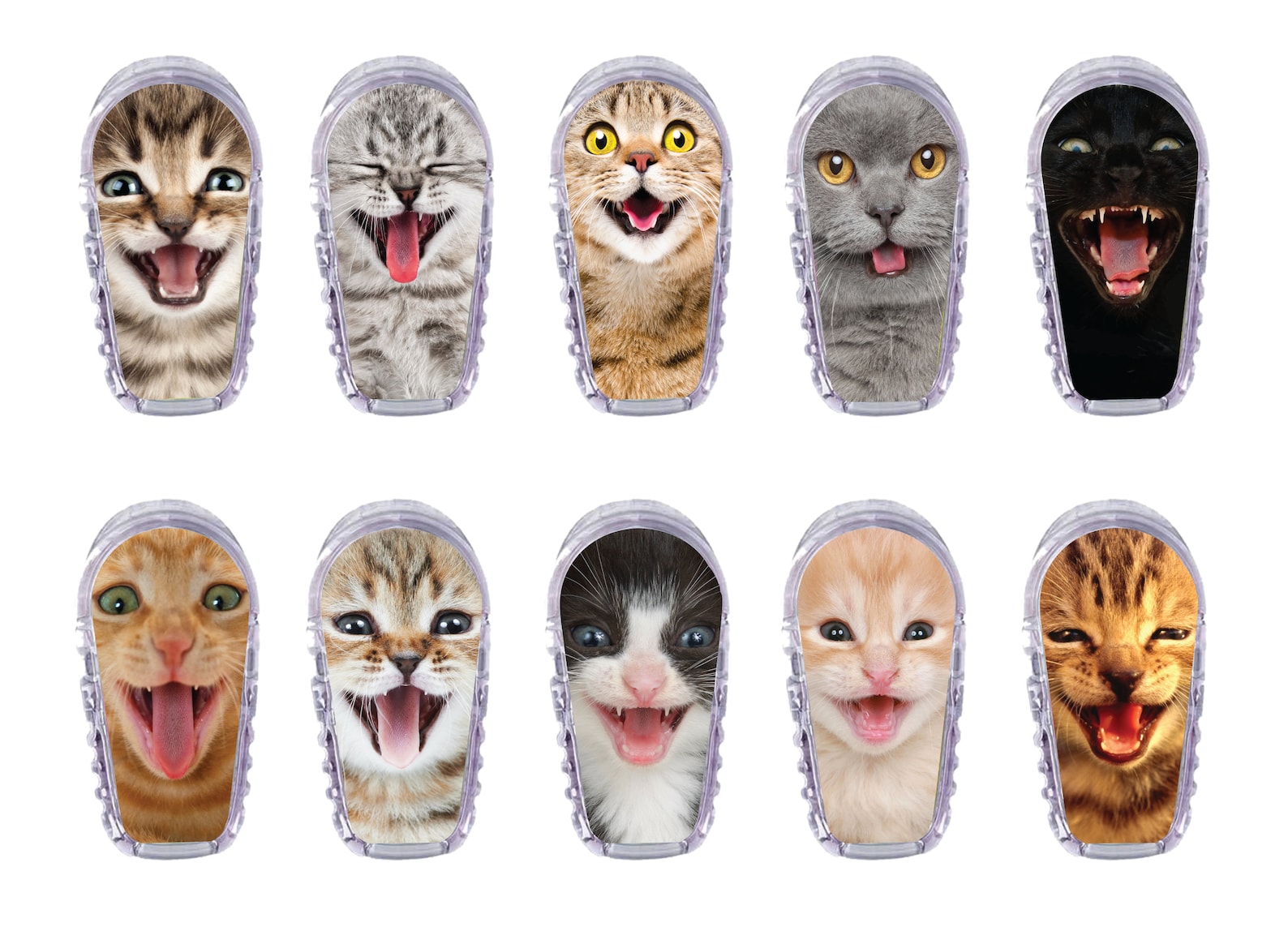 Dexcom G6 Transmitter Stickers 10 Pack Smiling Cat Dexcom - Etsy