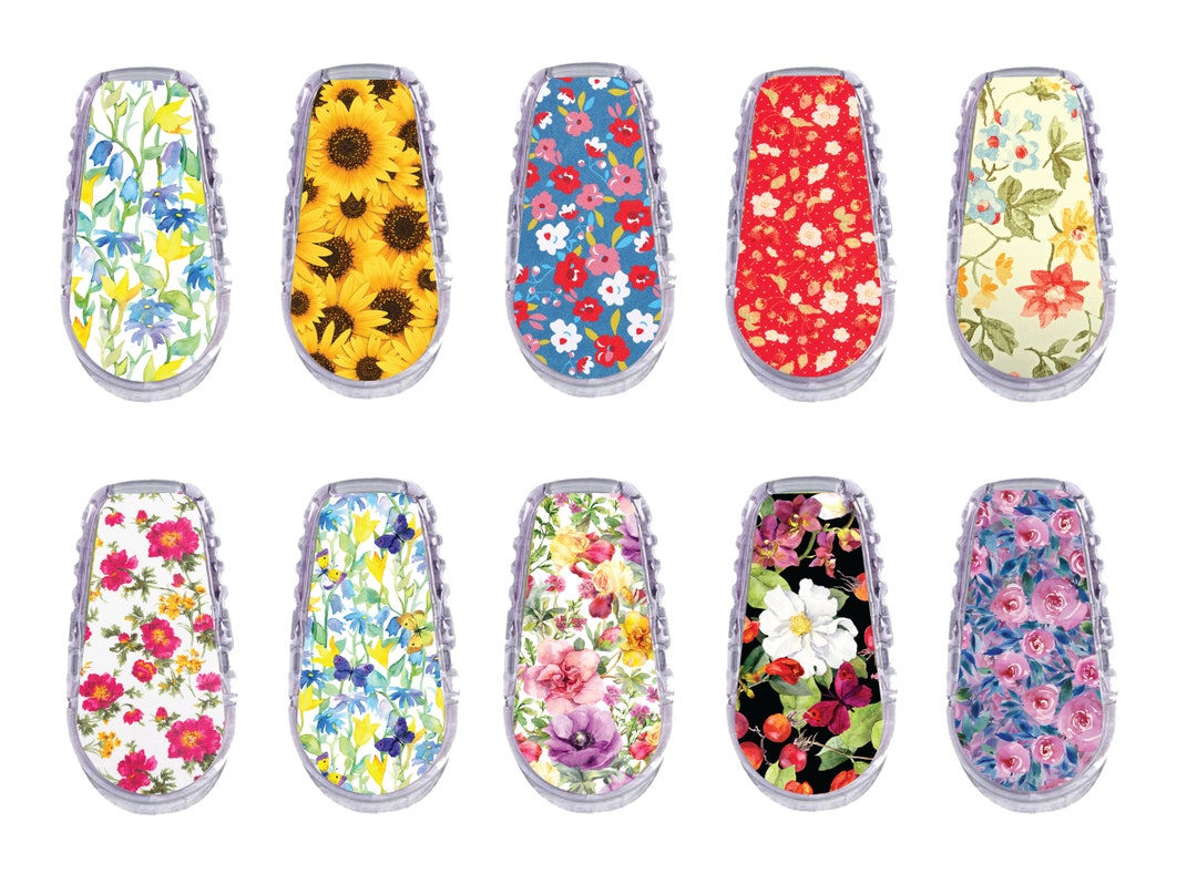 Dexcom G6 Transmitter Stickers for Girls 10 Pack Floral Dexcom Decal ...