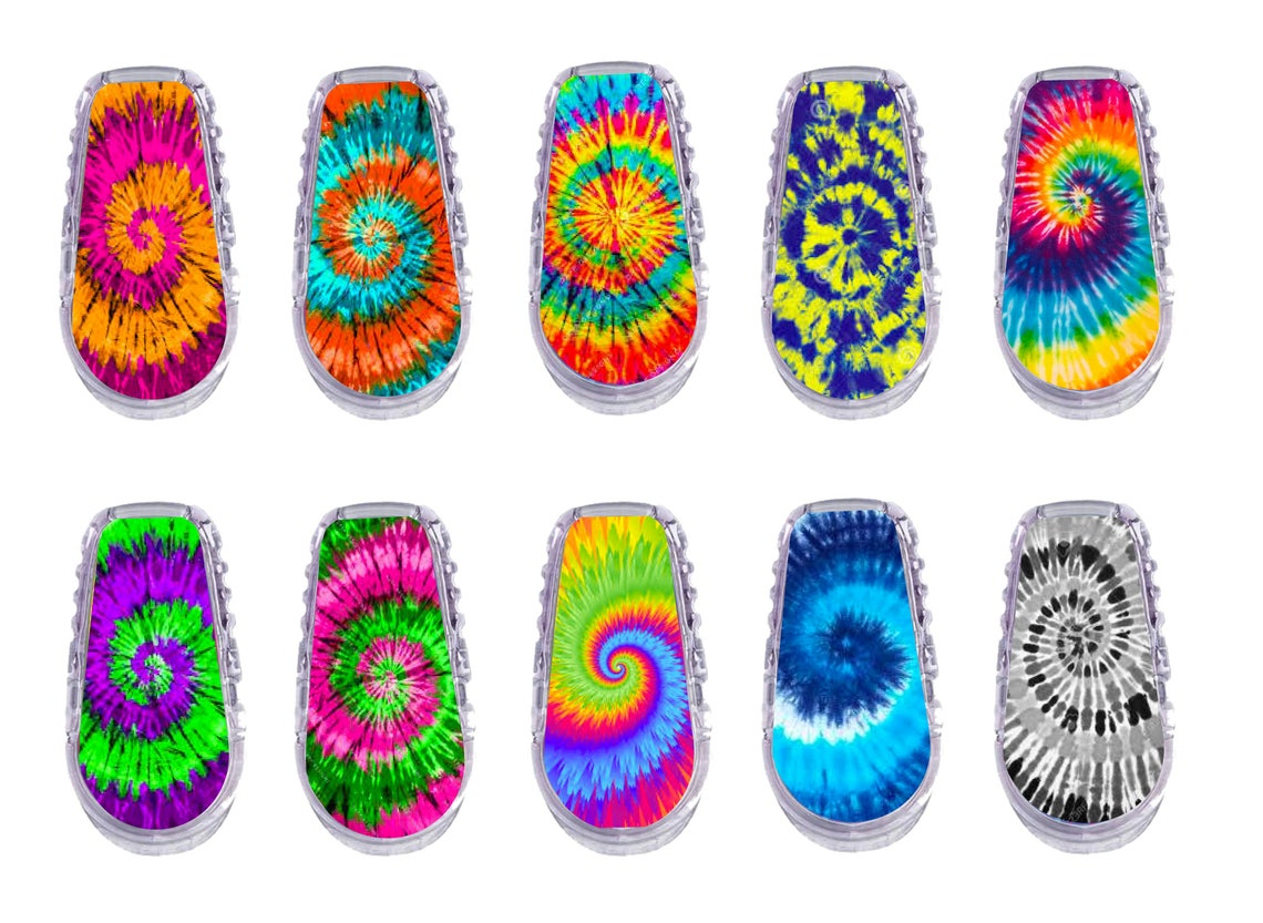 Dexcom G6 Transmitter Stickers Tie Dye 10 Pack Dexcom Decal - Etsy