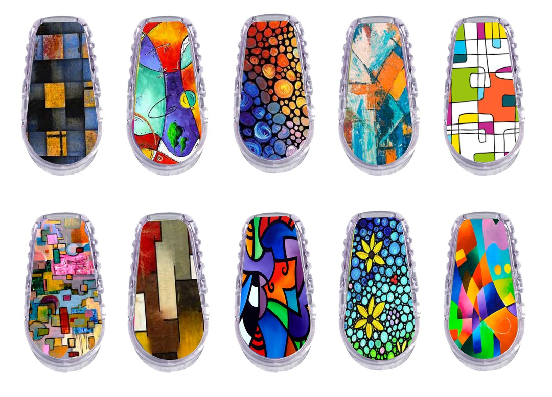 Dexcom G6 Transmitter Stickers Abstract Art Dexcom Decal Diabetes ...