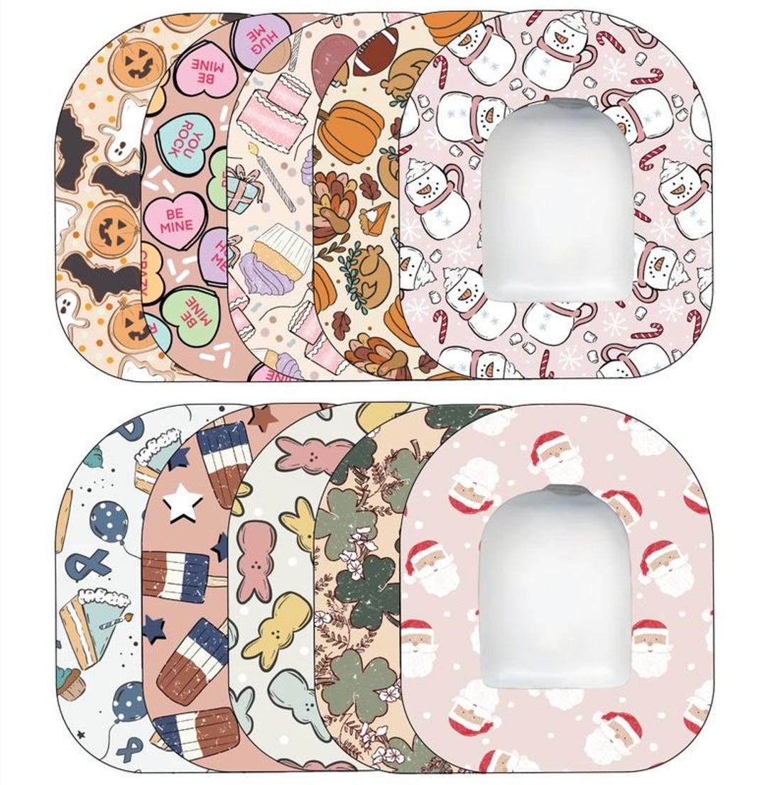 Omnipod Adhesive Patches | Christmas Omnipod 10 Pack Overpatches ...