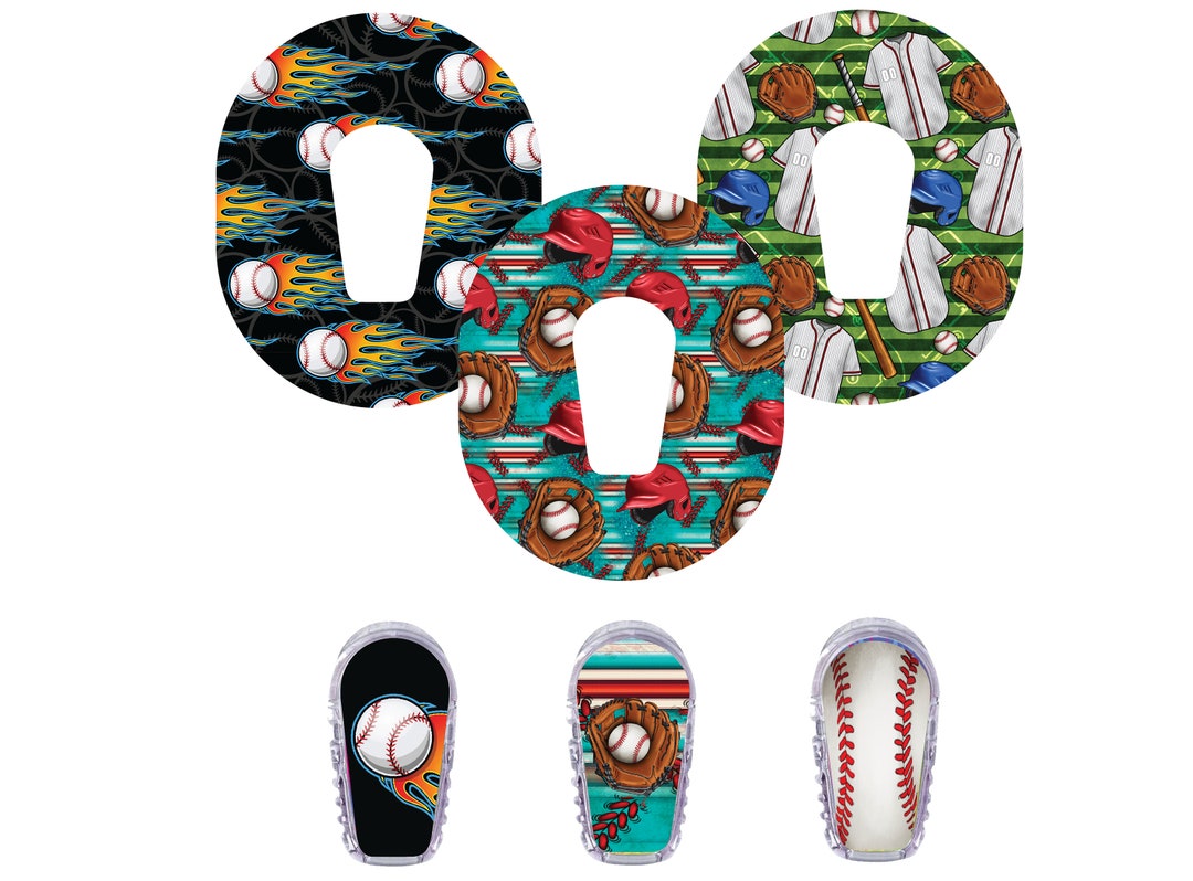 Dexcom G6 Patch and Dexcom Transmitter Stickers No Lift Baseball Dexcom ...