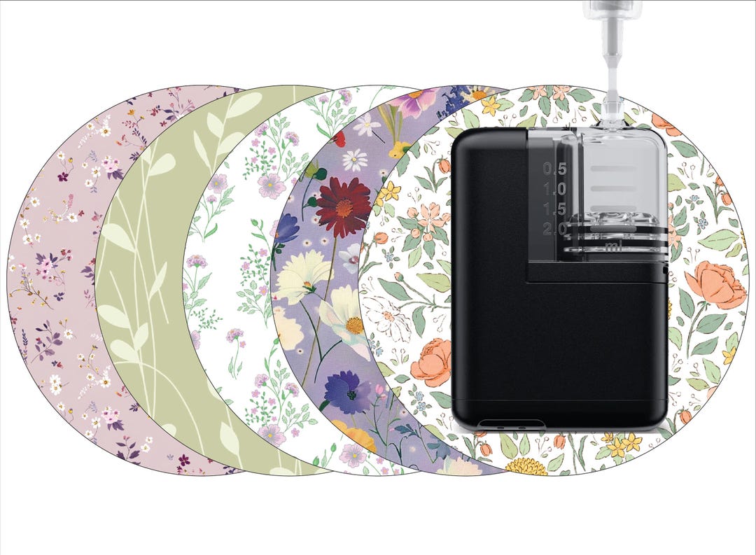 Glucomart Grip Sleeve for Mobi - Vintage Floral - Stick & Go - Durable ...