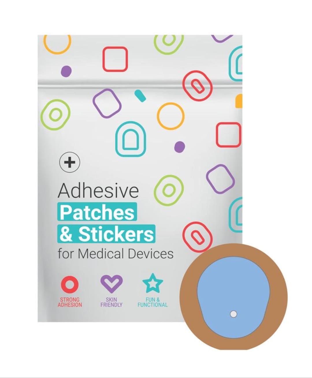 Glucomart Dexcom G7 Underpatch With External Adhesive – Skin-friendly ...