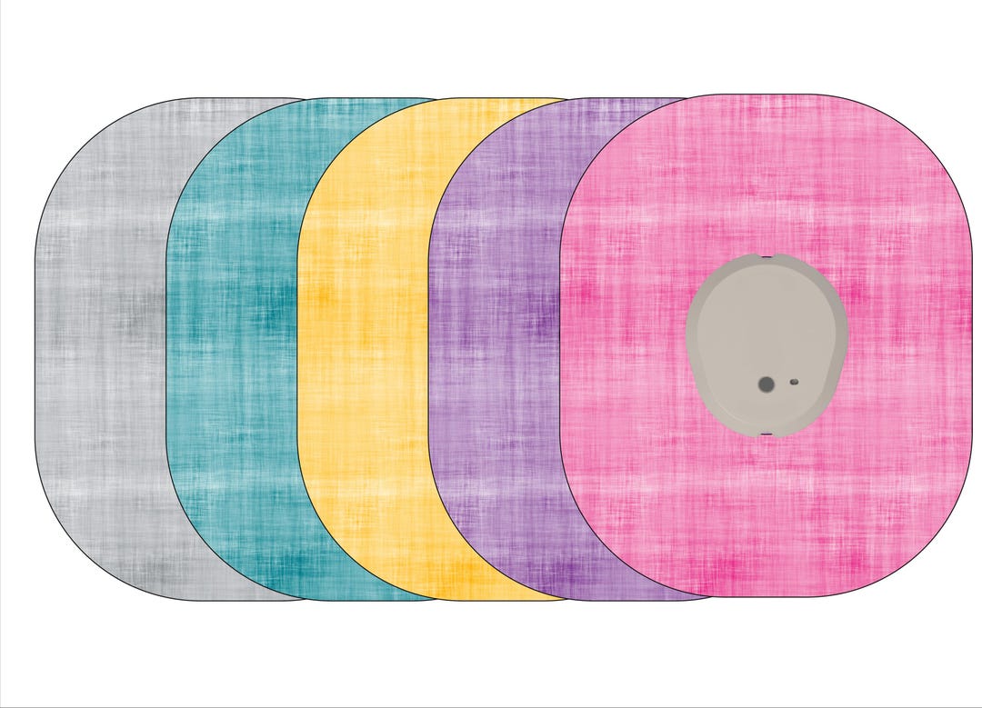 Glucomart Adhesive Patches for Dexcom G7 (5 Count) – Maximum Strength CGM Patches, Shape Rounded ...