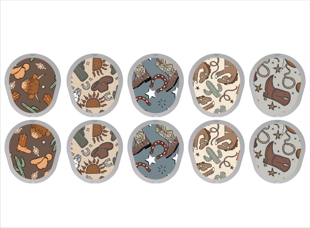 Dexcom G7 Transmitter Stickers, Cowboy CGM Stickers to Personalize Your ...