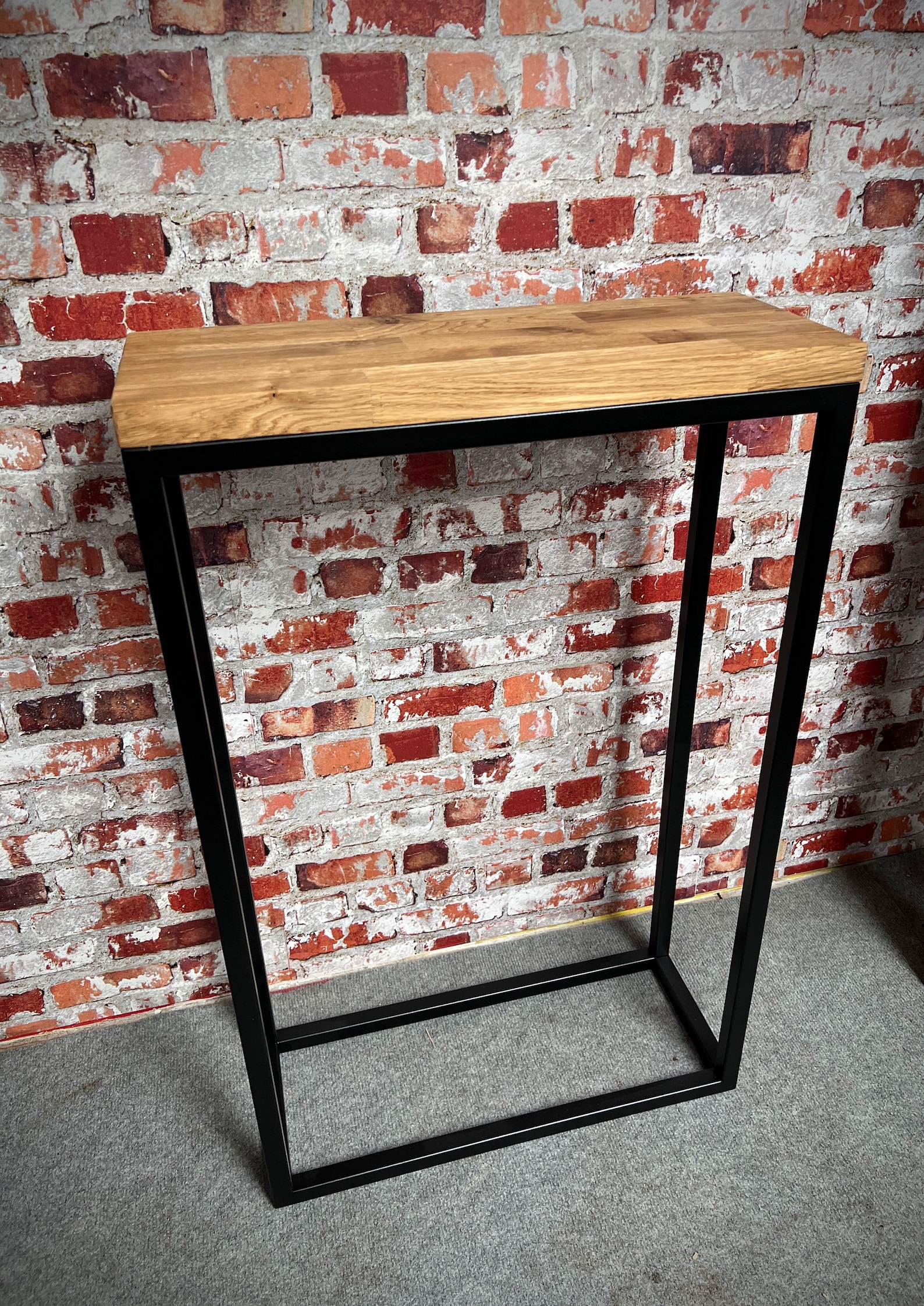 Konsolentisch, Regal Eingangsbereich | Holzkonsole Table en chêne ...