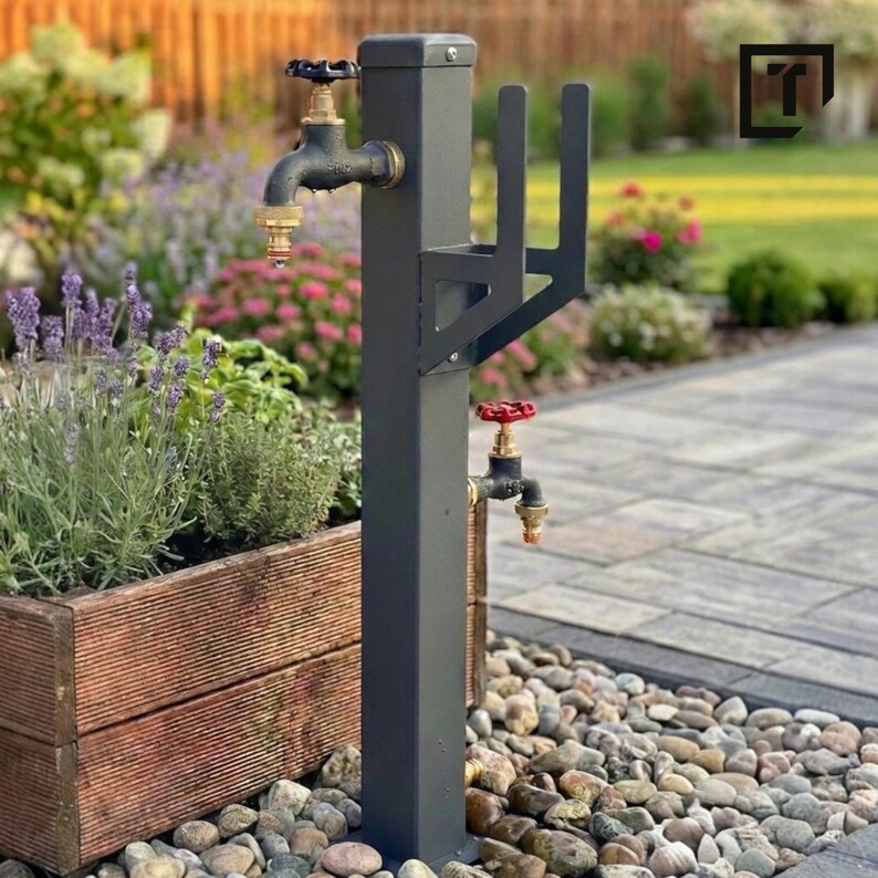 Double Garden Tap: Personalized Color, Quick Connector - Etsy
