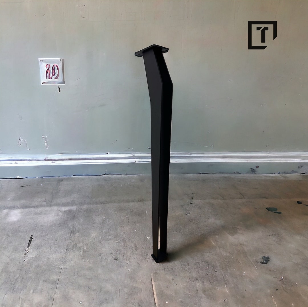 Industrial Style Table Leg: Powder Coated Steel, Modern Furniture - Etsy UK