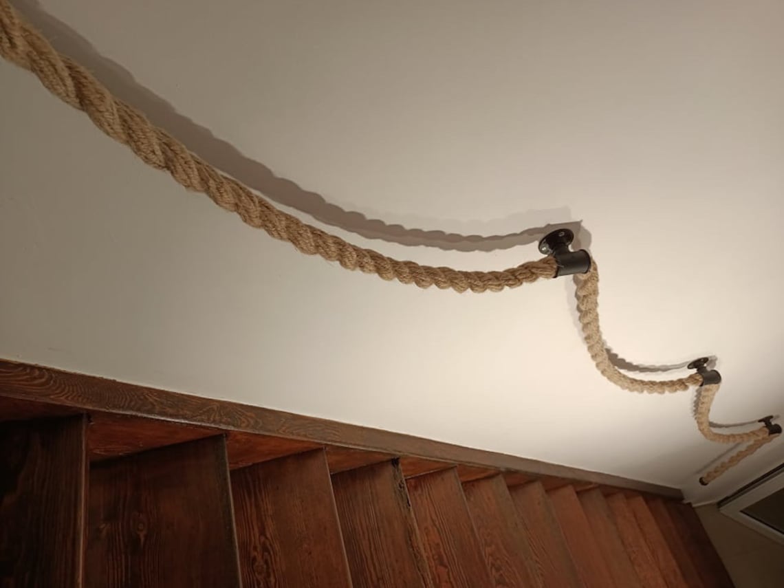 Poręcz Lina Jutowa Balustrada Stair Hand Rail Bannister - Etsy UK