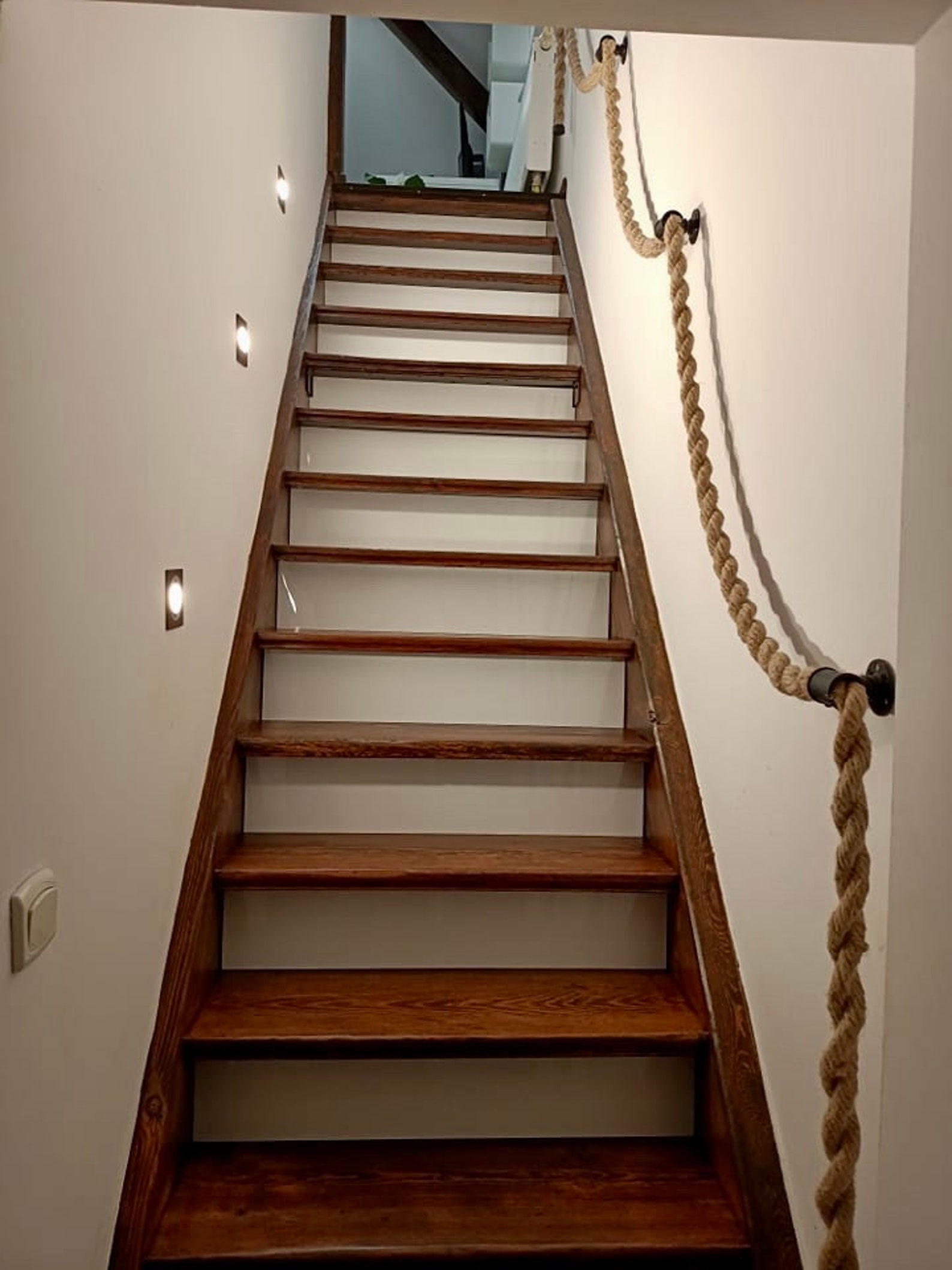 Poręcz Lina Jutowa Balustrada Stair Hand Rail Bannister - Etsy