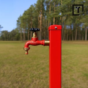 Stainless Steel Double Garden Tap: Personalized Color, Quick Connector ...