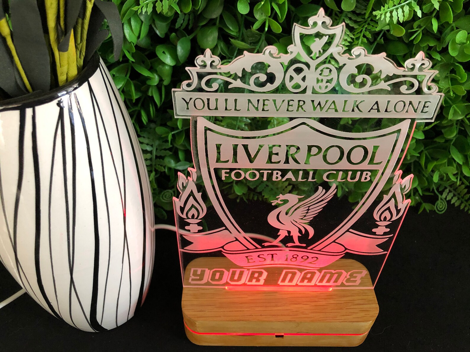 Liverpool night lights 3D Liverpool lights soccer led | Etsy