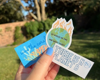 Climate Change Stickers - Etsy