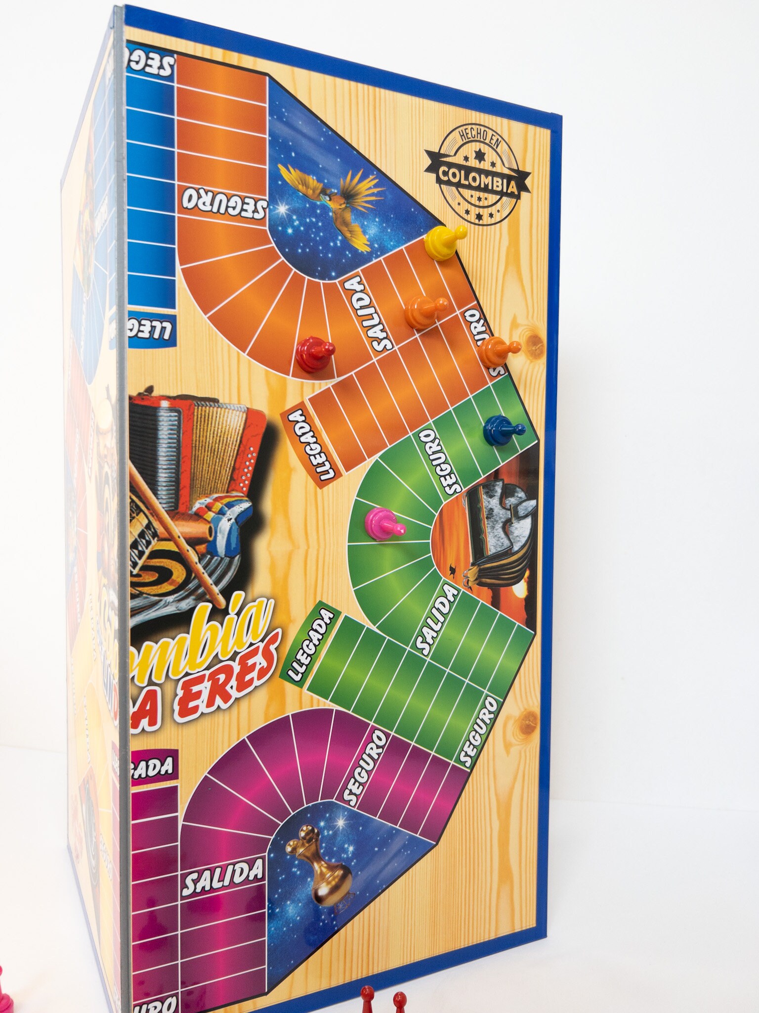 Colombian Boardgame,parqués Colombiano,hispanic Family Board Games ...