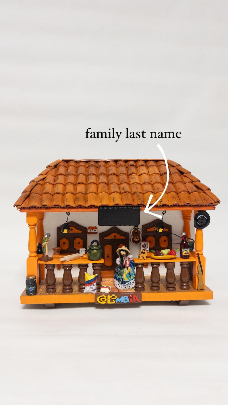 CLASSIC (personalized) Colombian Balcones,casita Hispanic Wall Decor ...