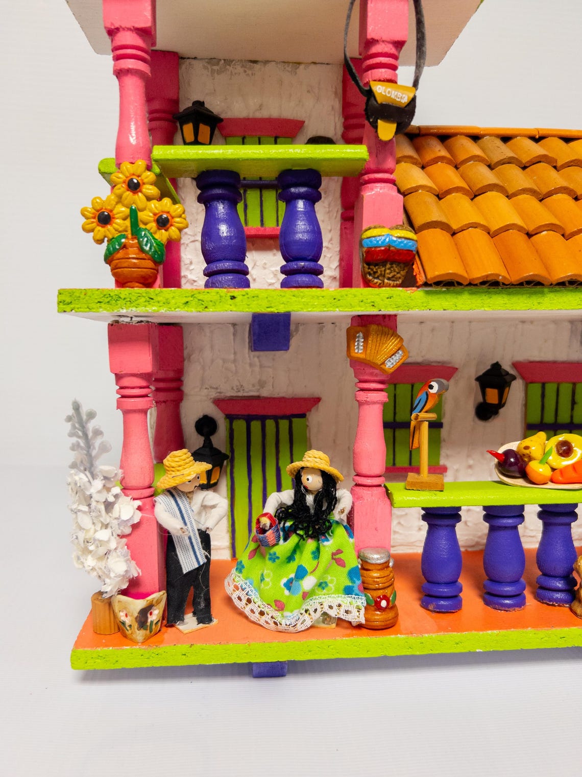 ENCANTO House(personalized) Colombian Balcones,encanto Casita,last Name ...