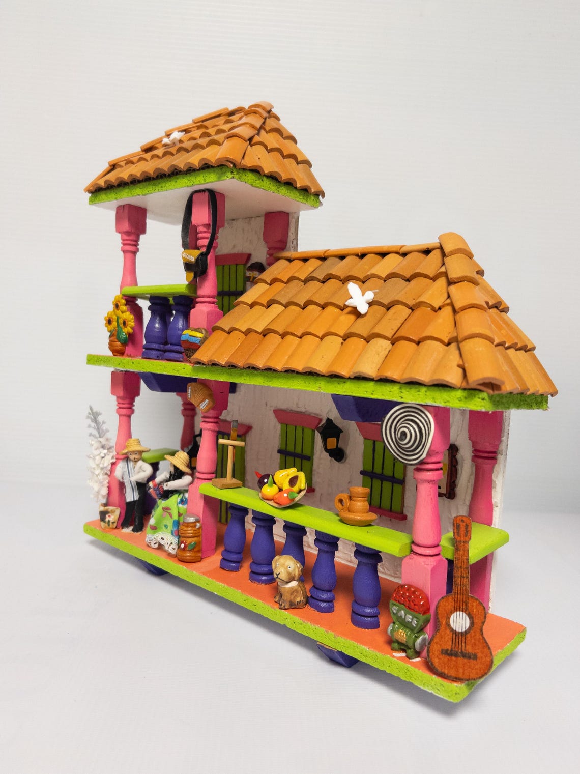 ENCANTO House(personalized) Colombian Balcones,encanto Casita,last Name ...