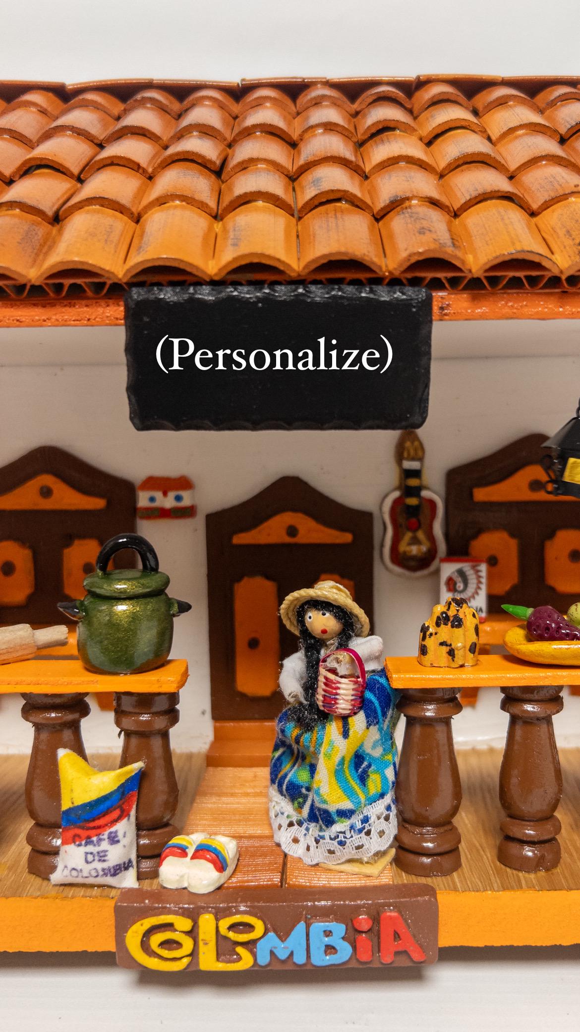 CLASSIC (personalized) Colombian Balcones,casita Hispanic Wall Decor ...
