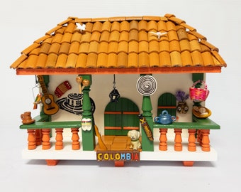 Colombian House Wall Decor Casita Colombiana - Etsy