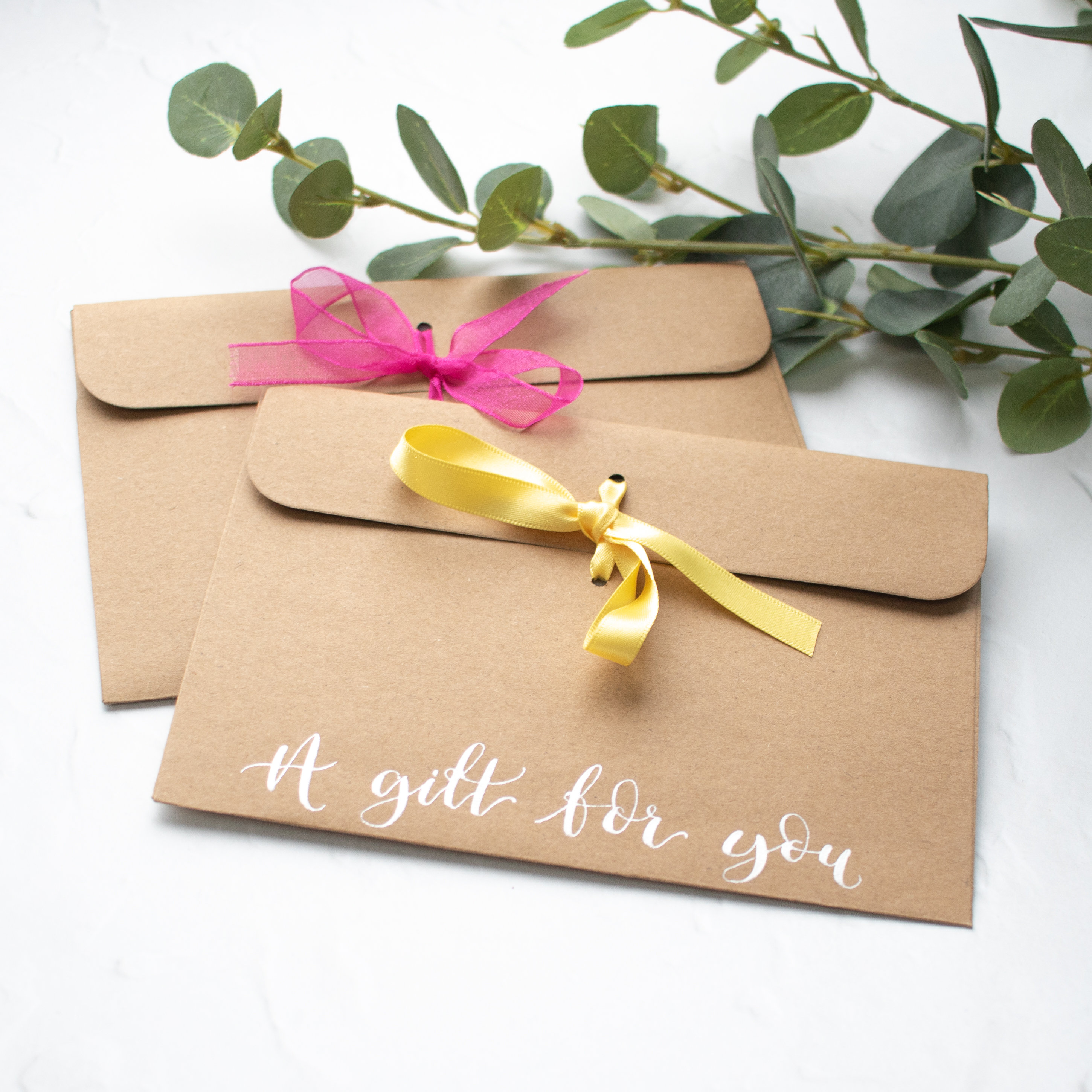 Handwritten gift card envelope cheque envelope voucher | Etsy