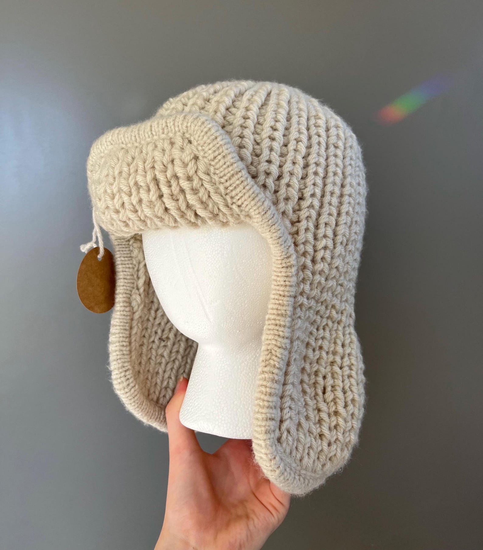 Knit Trapper Hat - Etsy