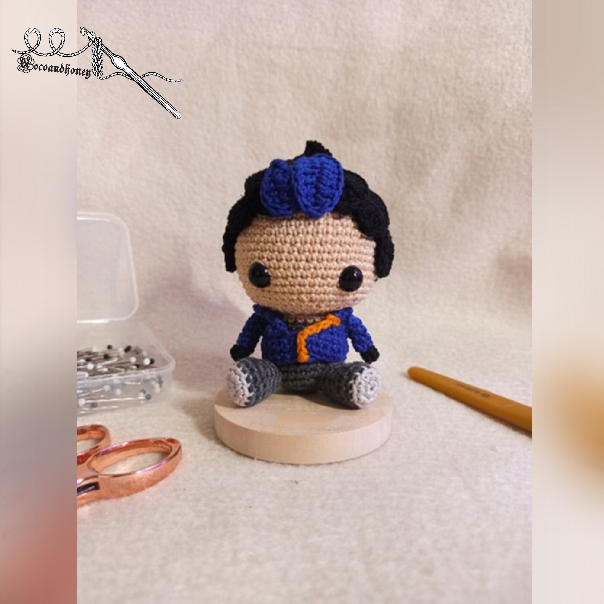 Valorant Amigurumi Yoru Crochet Doll Amigurumi Valorant - Etsy UK