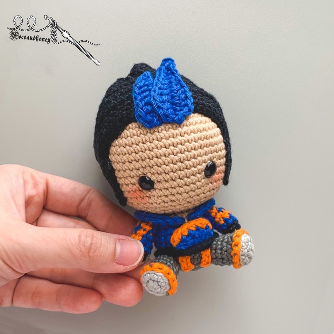 Valorant Amigurumi Yoru Crochet Doll Amigurumi Valorant - Etsy UK