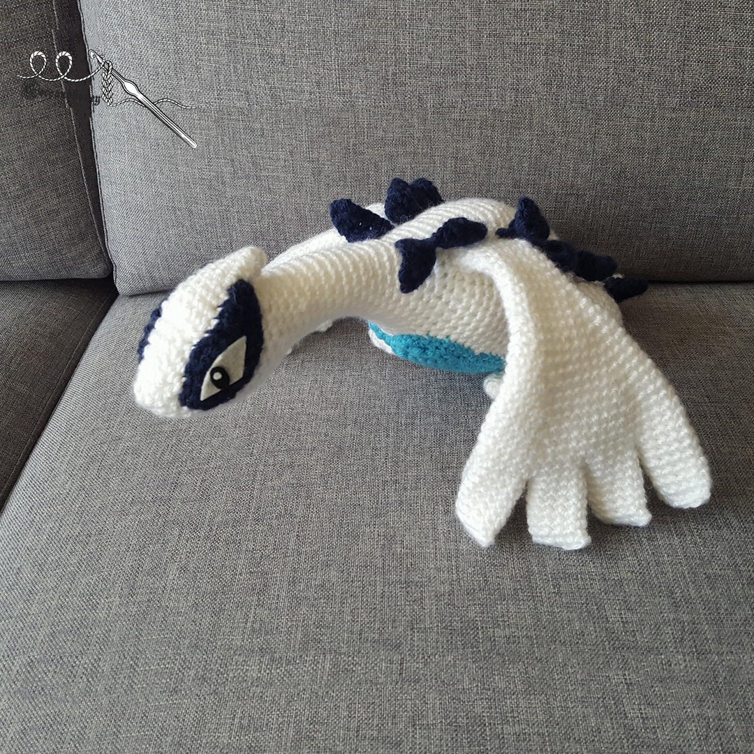 Pokemon Amigurumi Lugia Crochet Doll Amigurumi Pokemon - Etsy