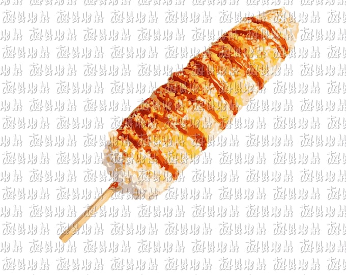 Cute Couple Elote Y Esquites, EPS, SVG, PNG, Dxf, Outline, Commercial ...